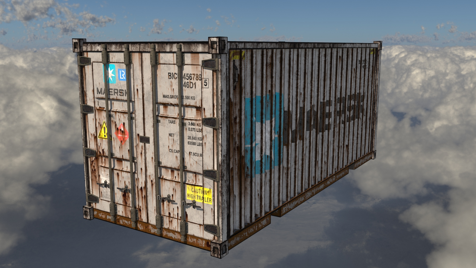 3D model shipping container - TurboSquid 1493421