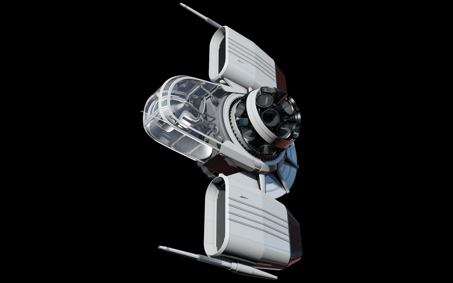 Space Fighter 3d Fbx