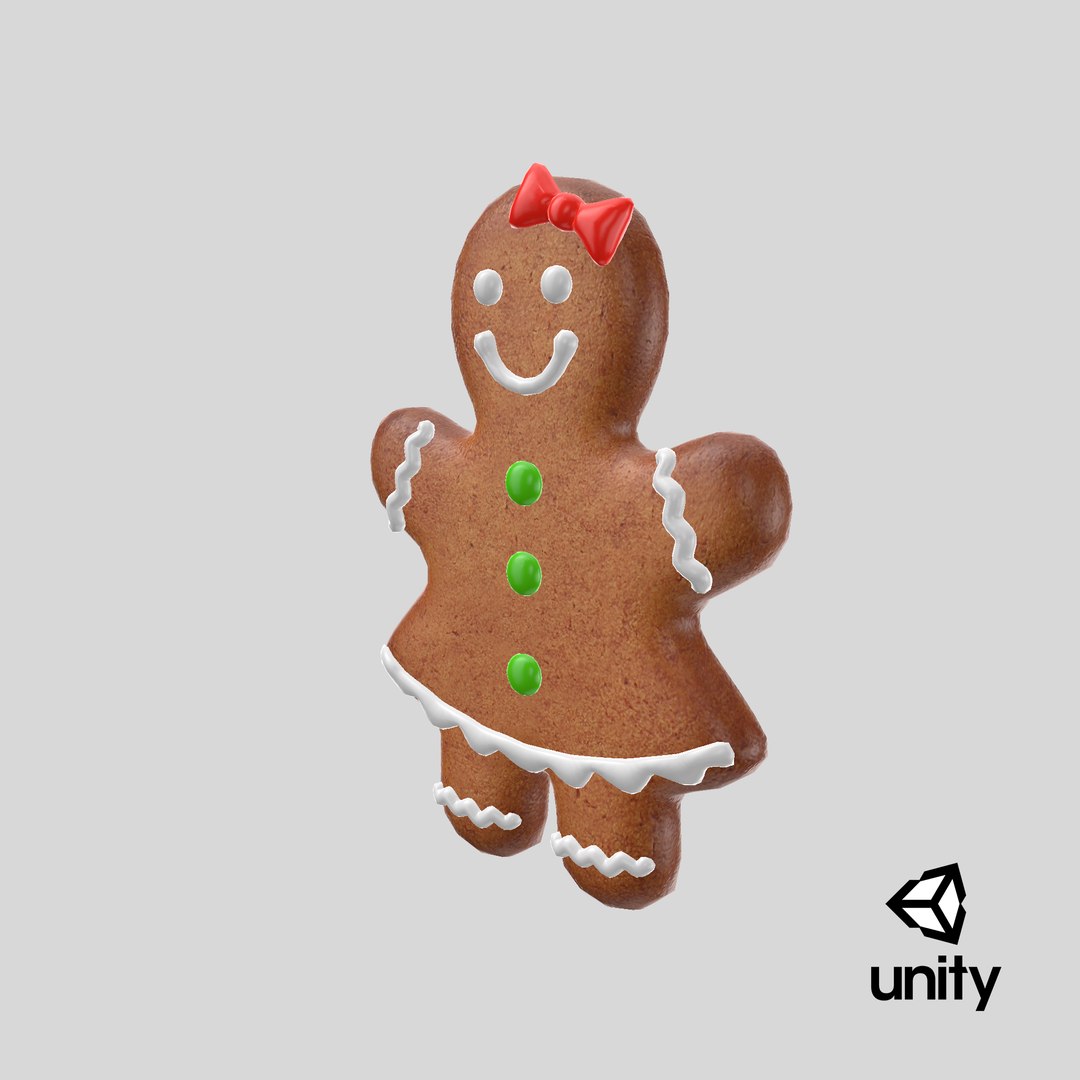Gingerbread Cookie Ginger 3d Max