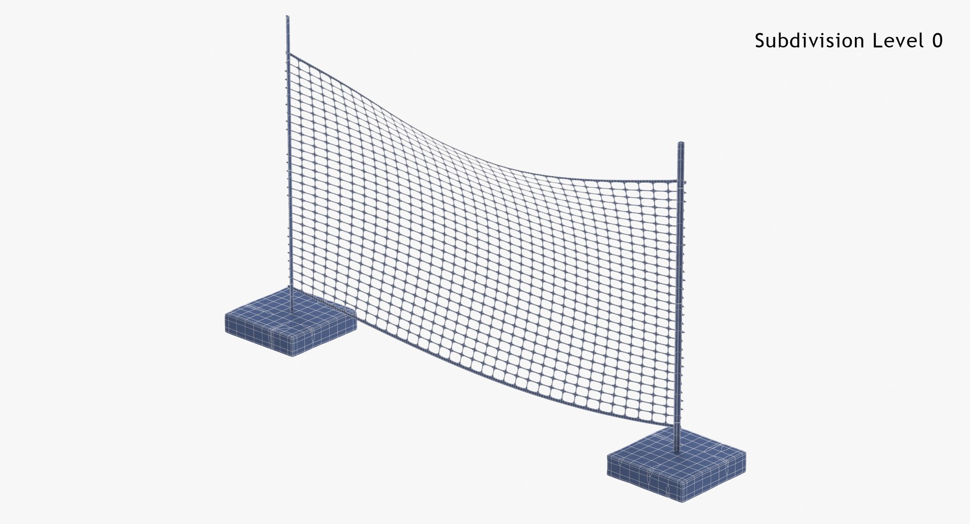 3D Model Safety Netting Short Clean And Dirty - TurboSquid 1864604