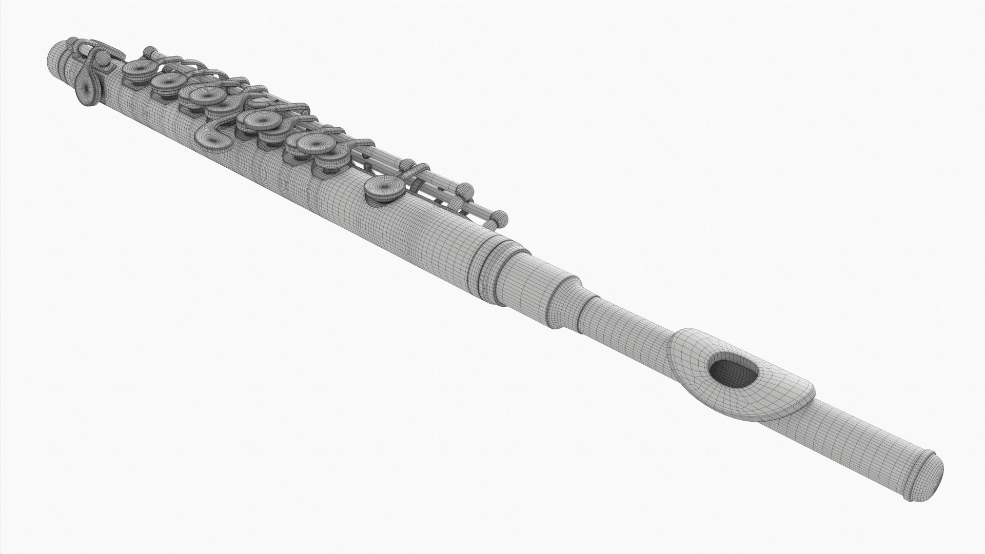 Piccolo Flute 3D - TurboSquid 1825024