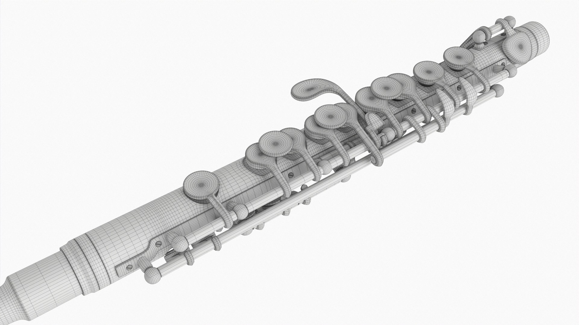 Piccolo Flute 3D - TurboSquid 1825024