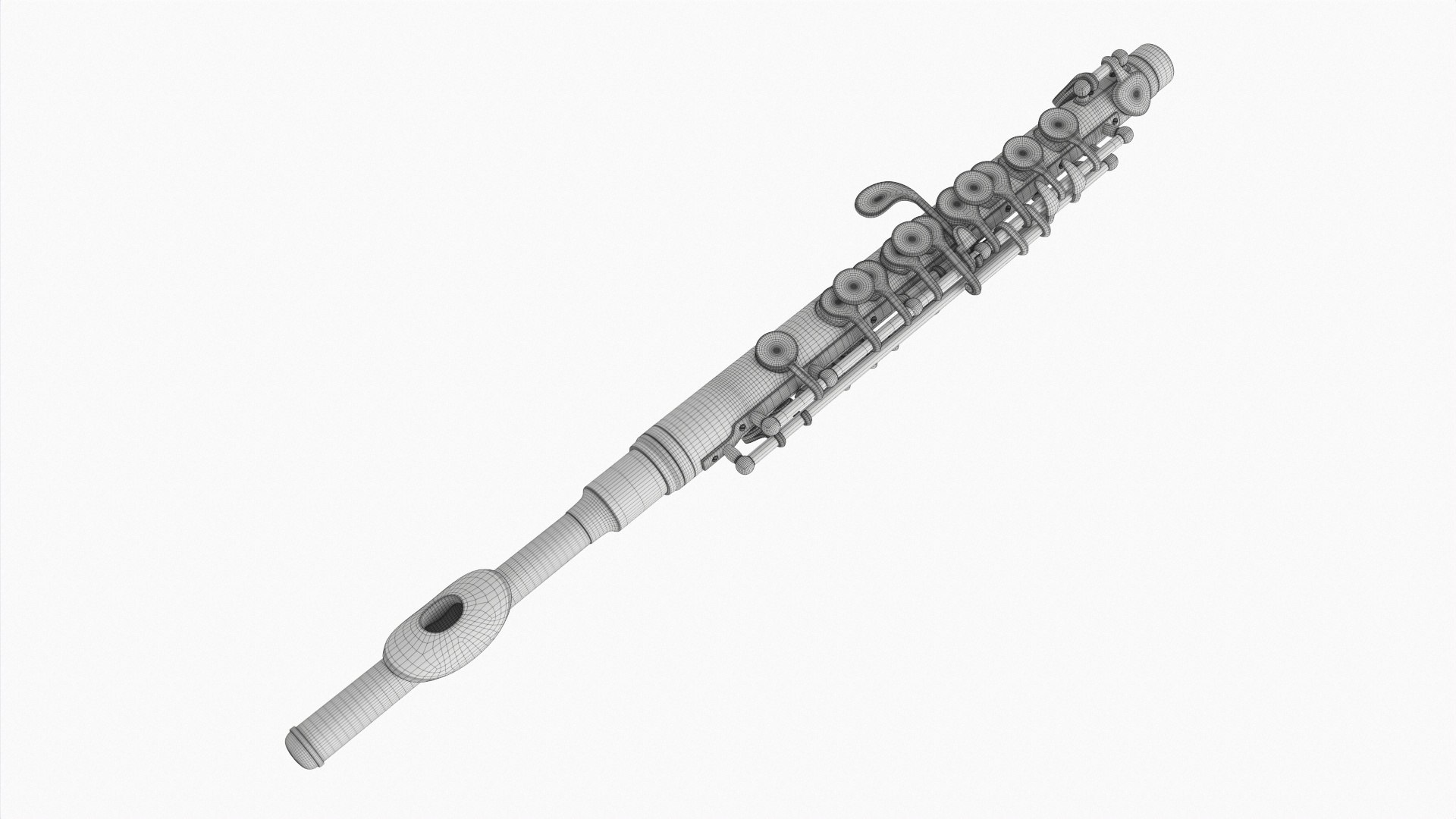 Piccolo Flute 3D - TurboSquid 1825024