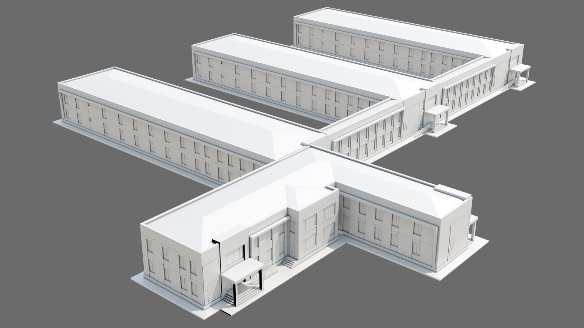 High School Model - TurboSquid 2028967