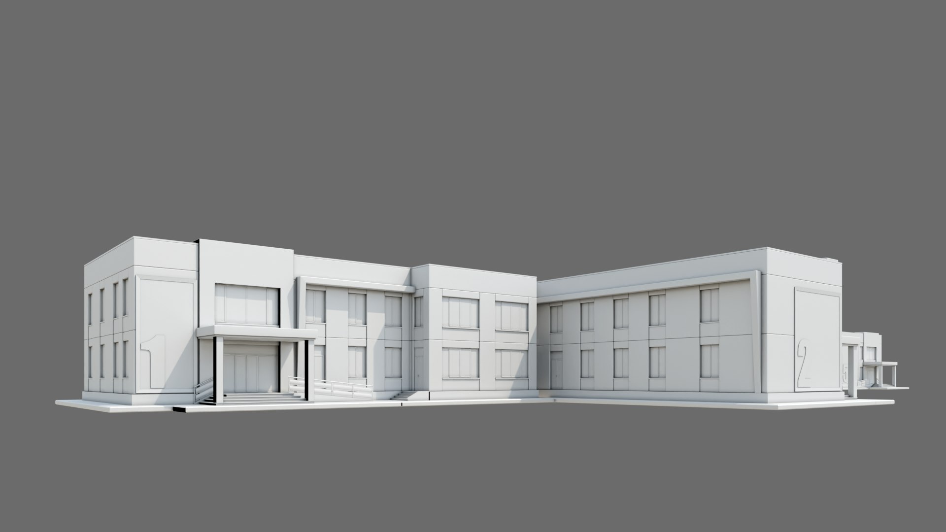 High School Model - TurboSquid 2028967