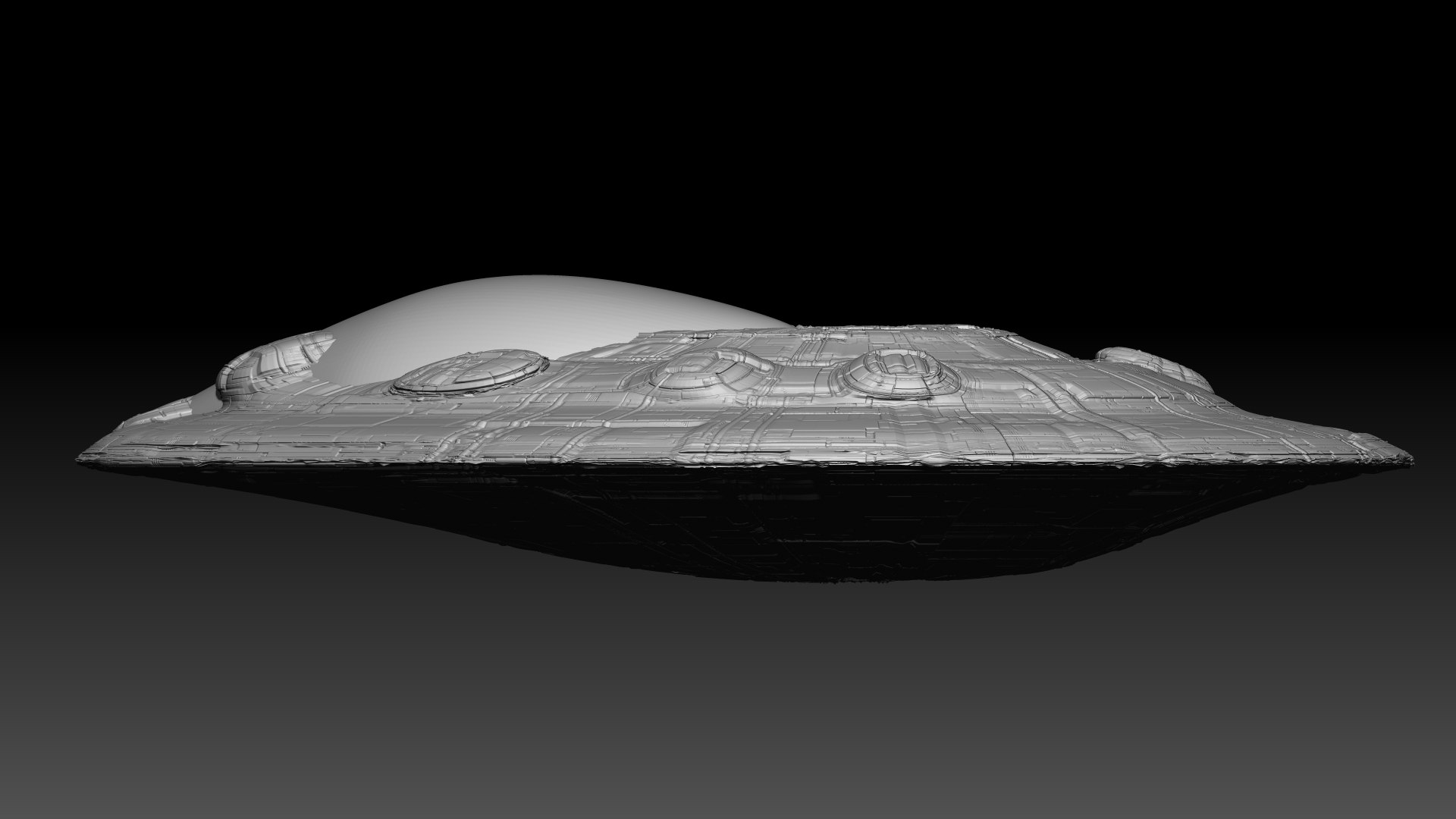 3D Model Alien Mothership - TurboSquid 2220385