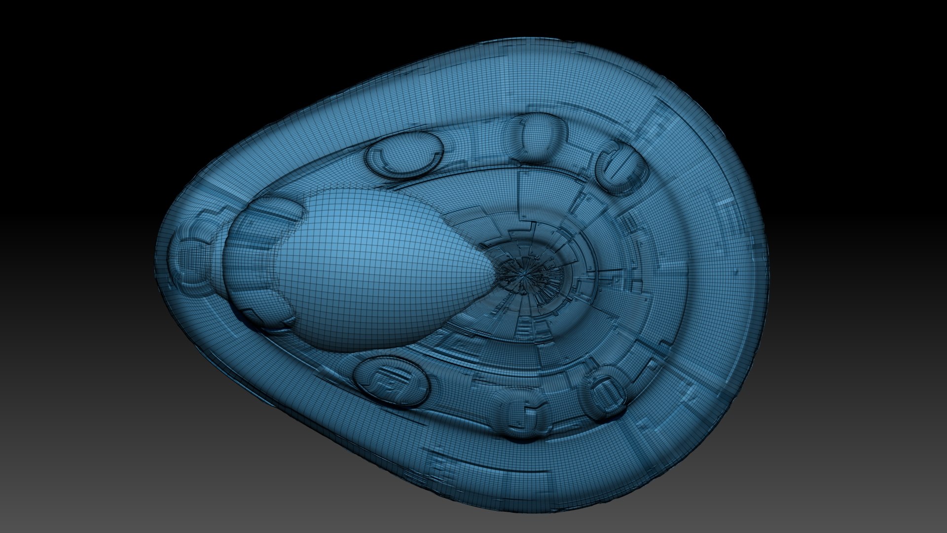 3D Model Alien Mothership - TurboSquid 2220385