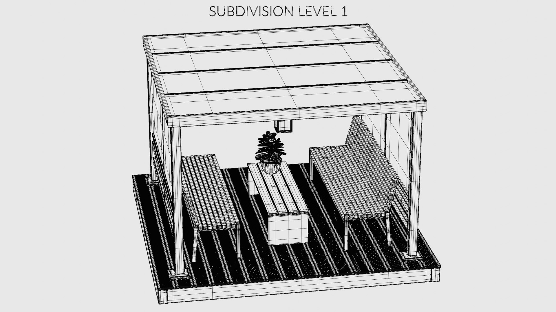 3D Gazebo Setup 05 - TurboSquid 2055534
