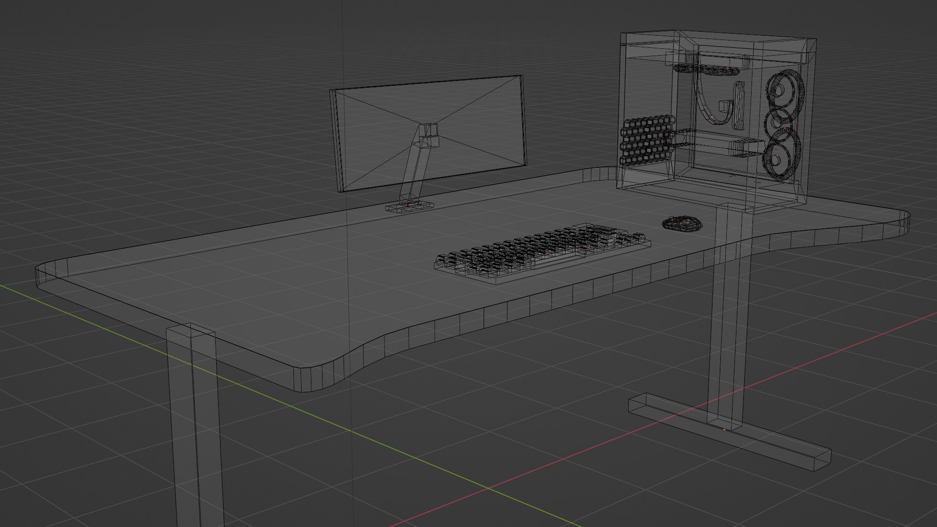 3D Gaming PC Setup - TurboSquid 2168712