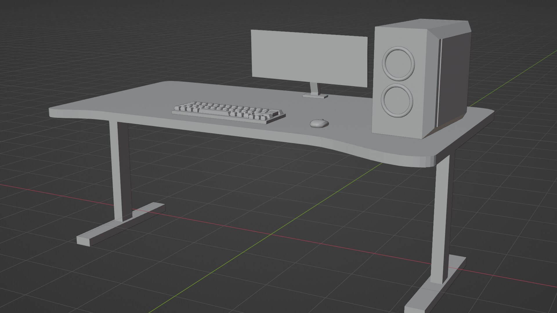 3D Gaming PC Setup - TurboSquid 2168712