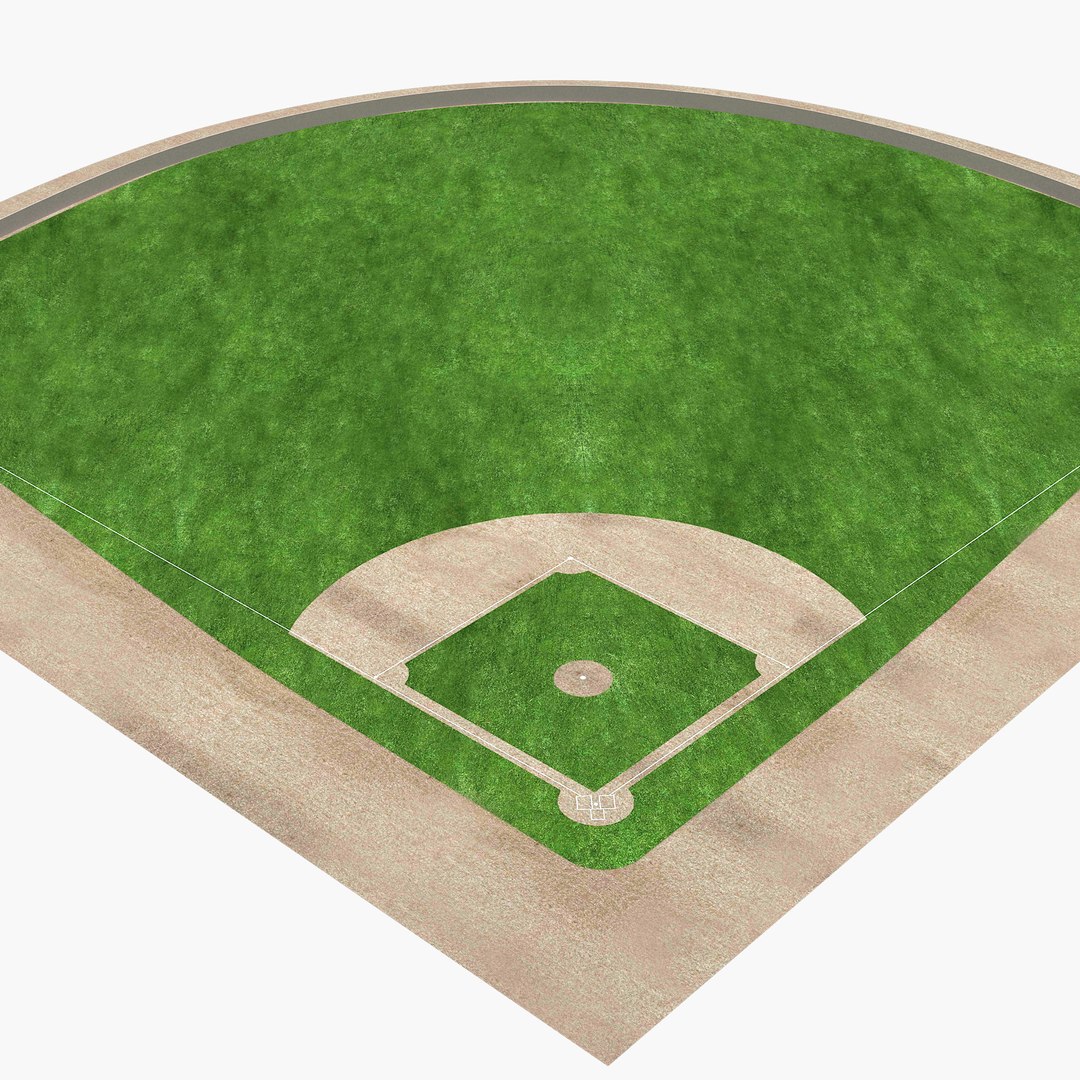 3D baseball field ball model - TurboSquid 1609482