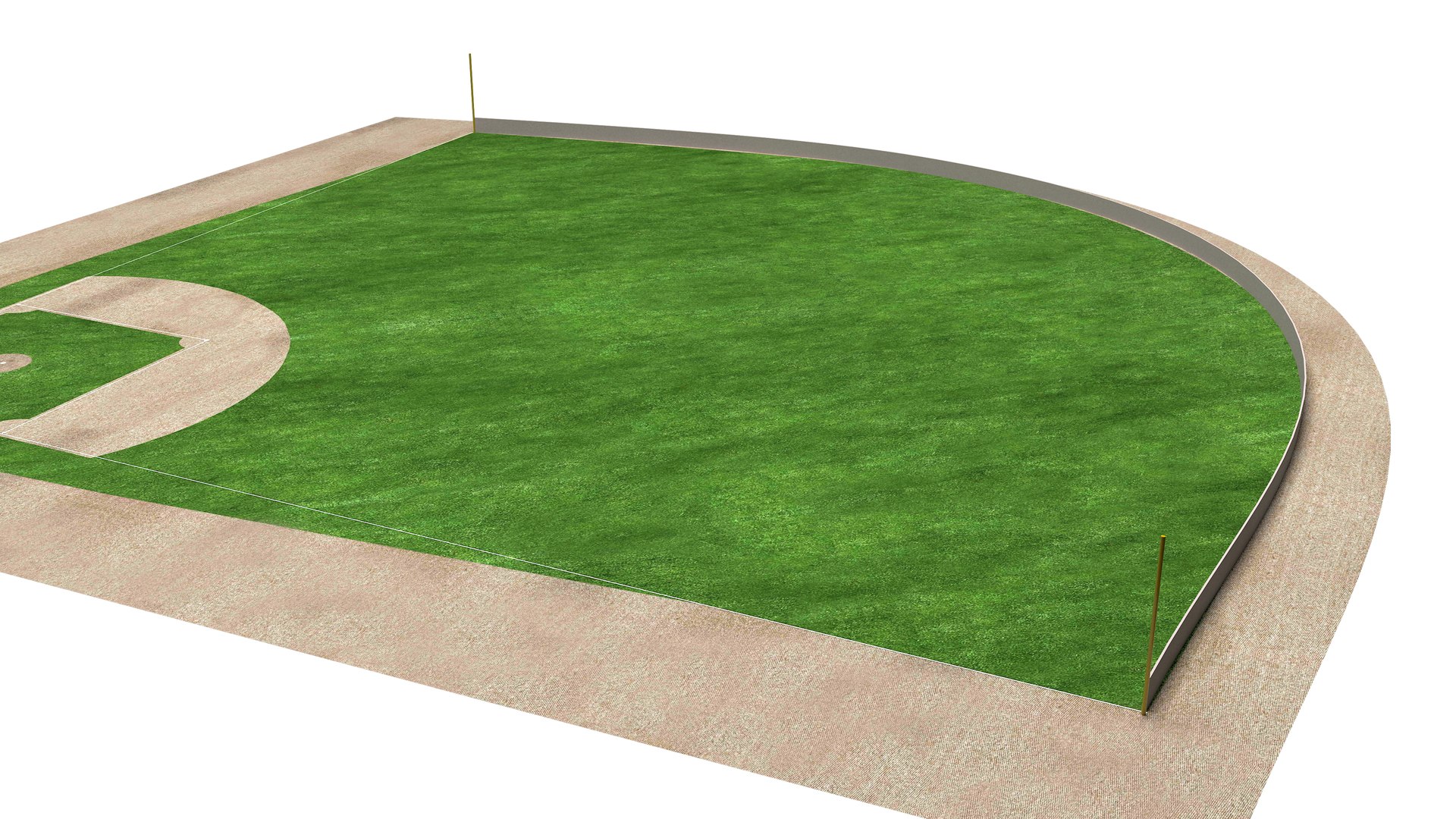 3D Baseball Field Ball Model - TurboSquid 1609482