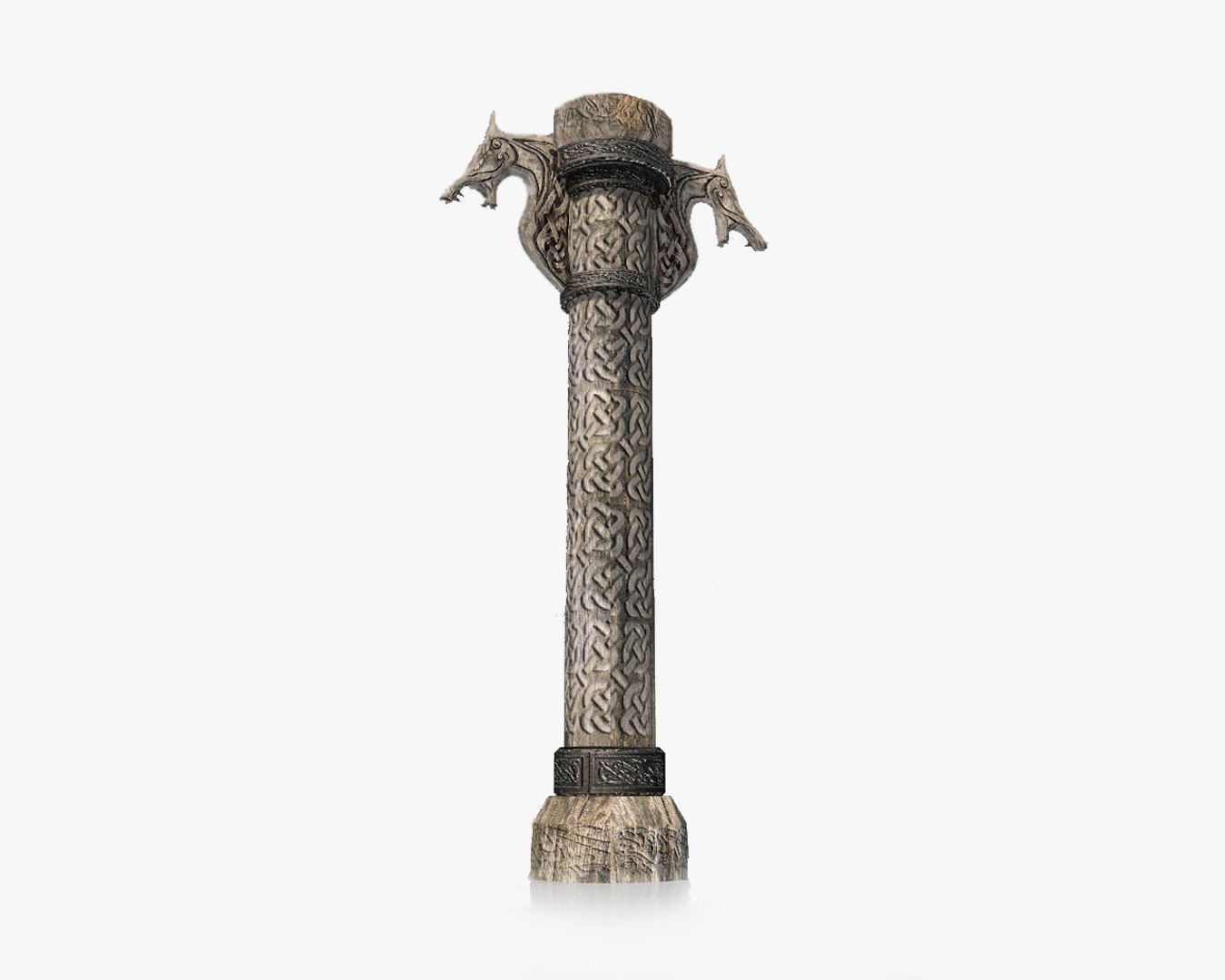Norse Carved Column 3D Model - TurboSquid 1603387