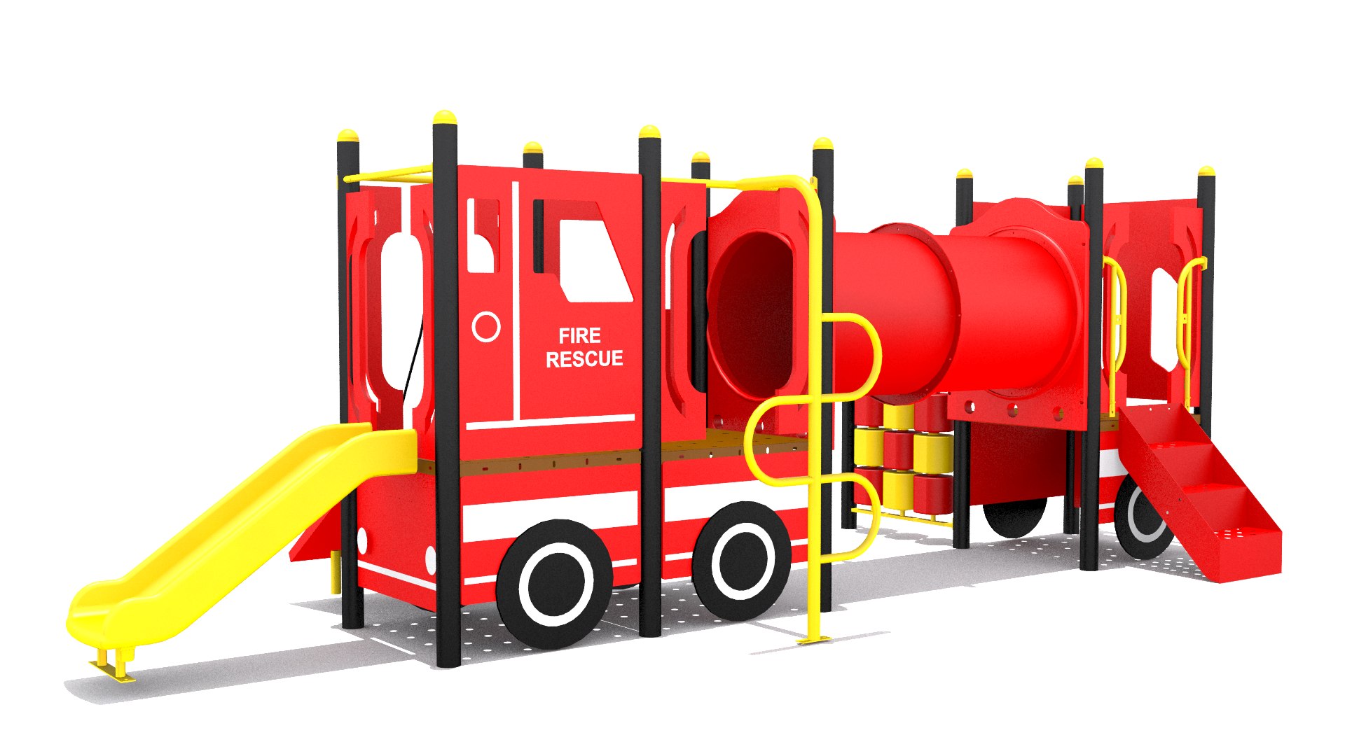 3D Fire Engine Playground - TurboSquid 1810936