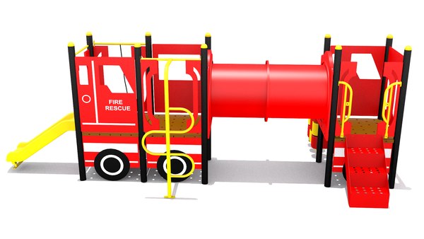 3D Fire Engine Playground - TurboSquid 1810936