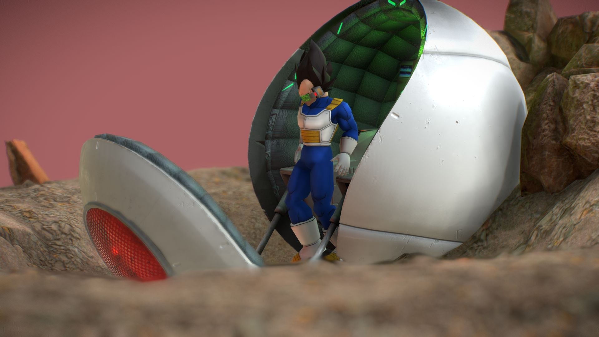3D Model Attack Balls Saiyans - TurboSquid 1514691