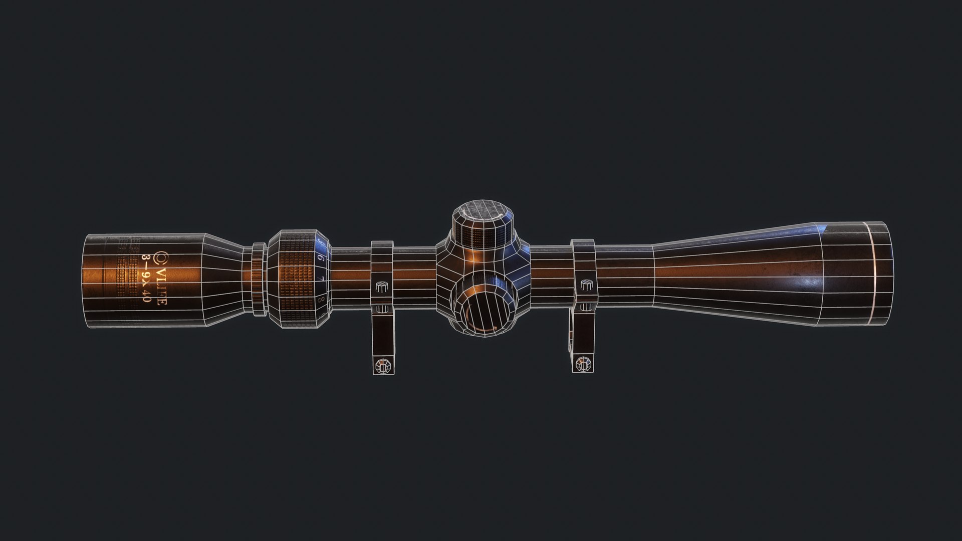 Cvlife Tactical 3-9x40 Optics 3D Model - TurboSquid 1466809