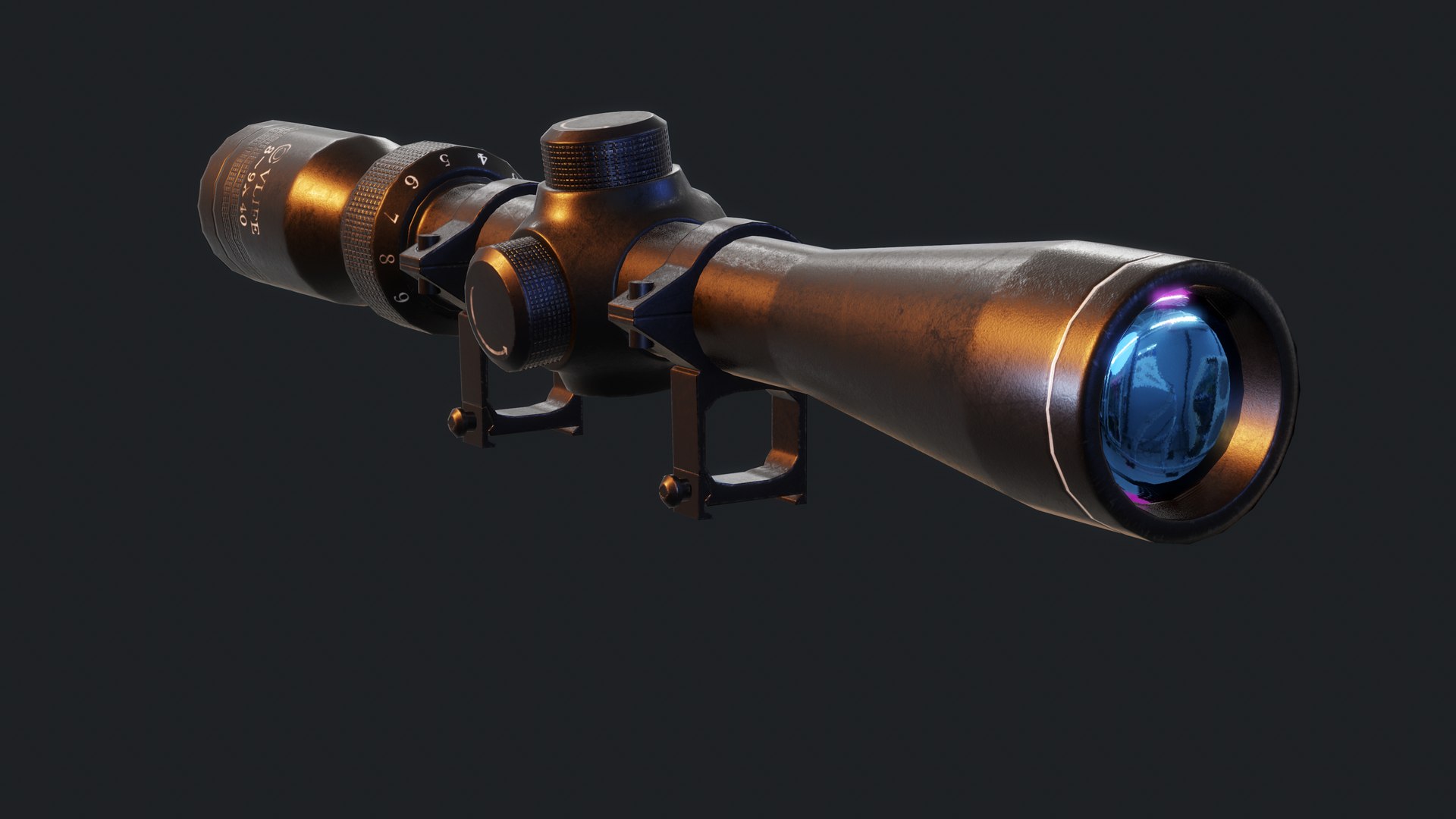 Cvlife Tactical 3-9x40 Optics 3D Model - TurboSquid 1466809