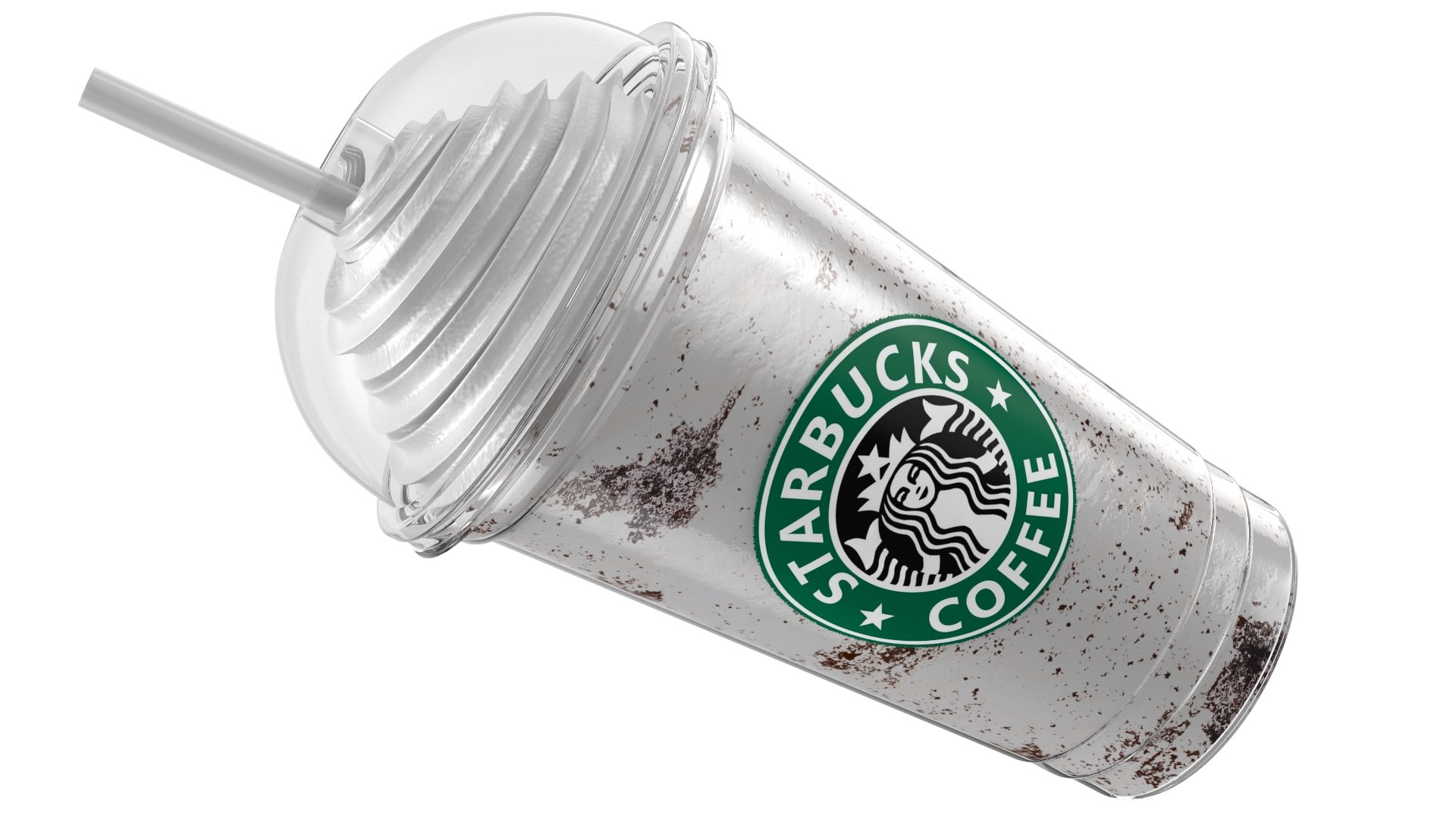 Starbucks vanilla chocolate frappuccino 3D model - TurboSquid 1452278