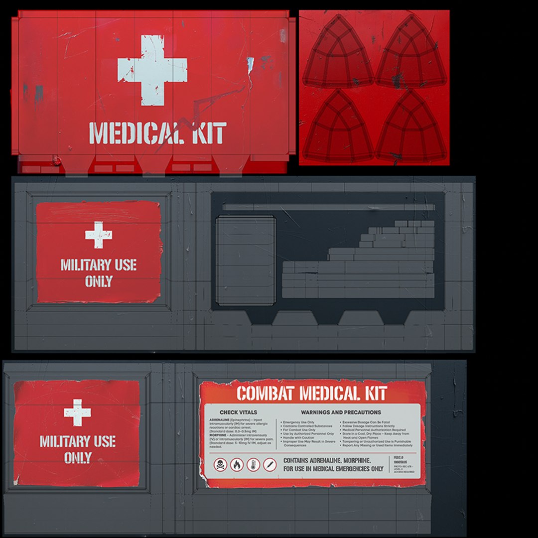 3D Med Pack Model - TurboSquid 2347915