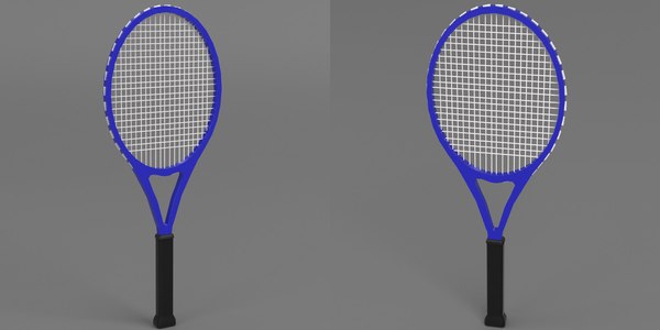 3d model tennis racket