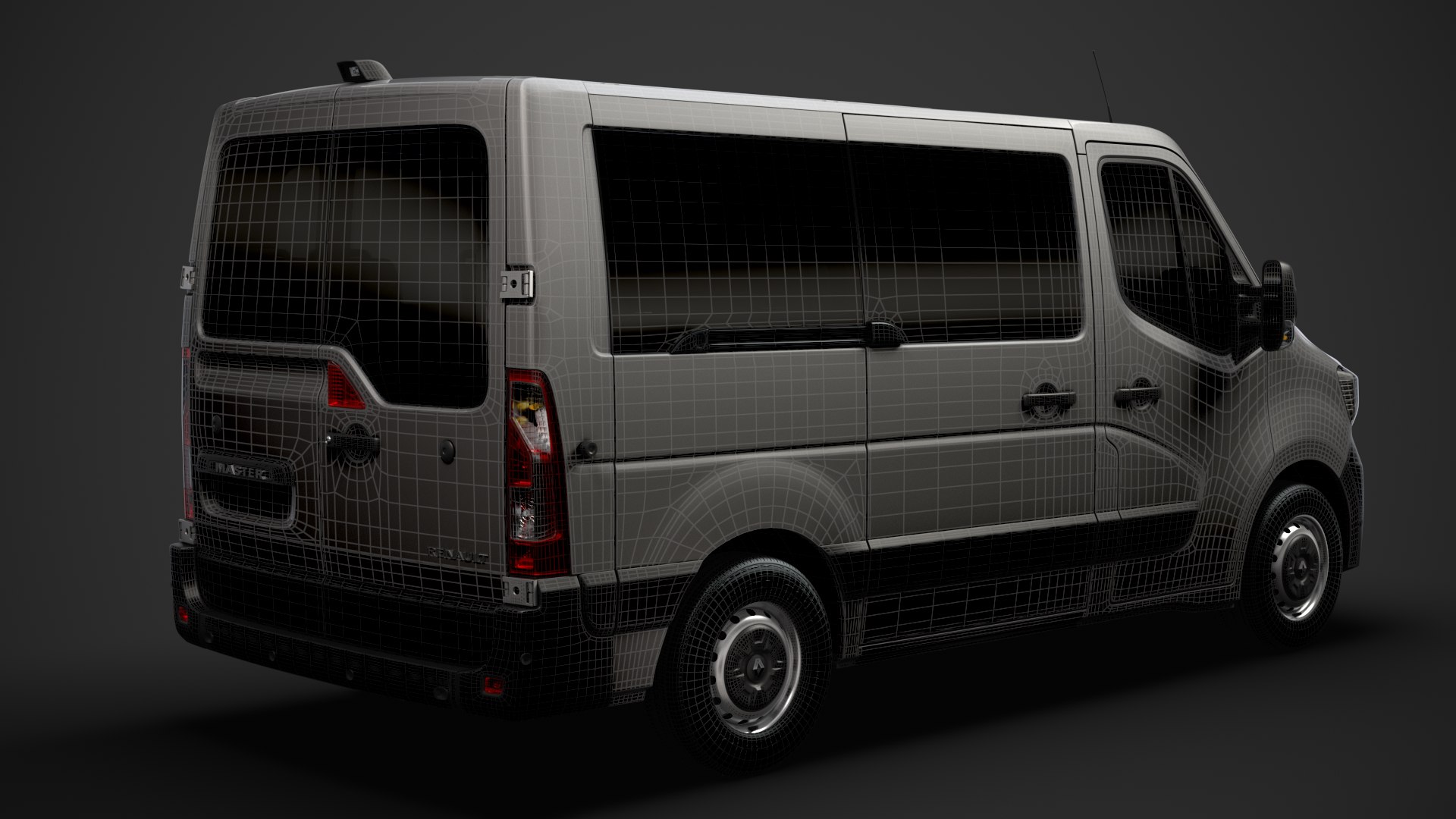 3D renault master l1h1 windowvan - TurboSquid 1494490