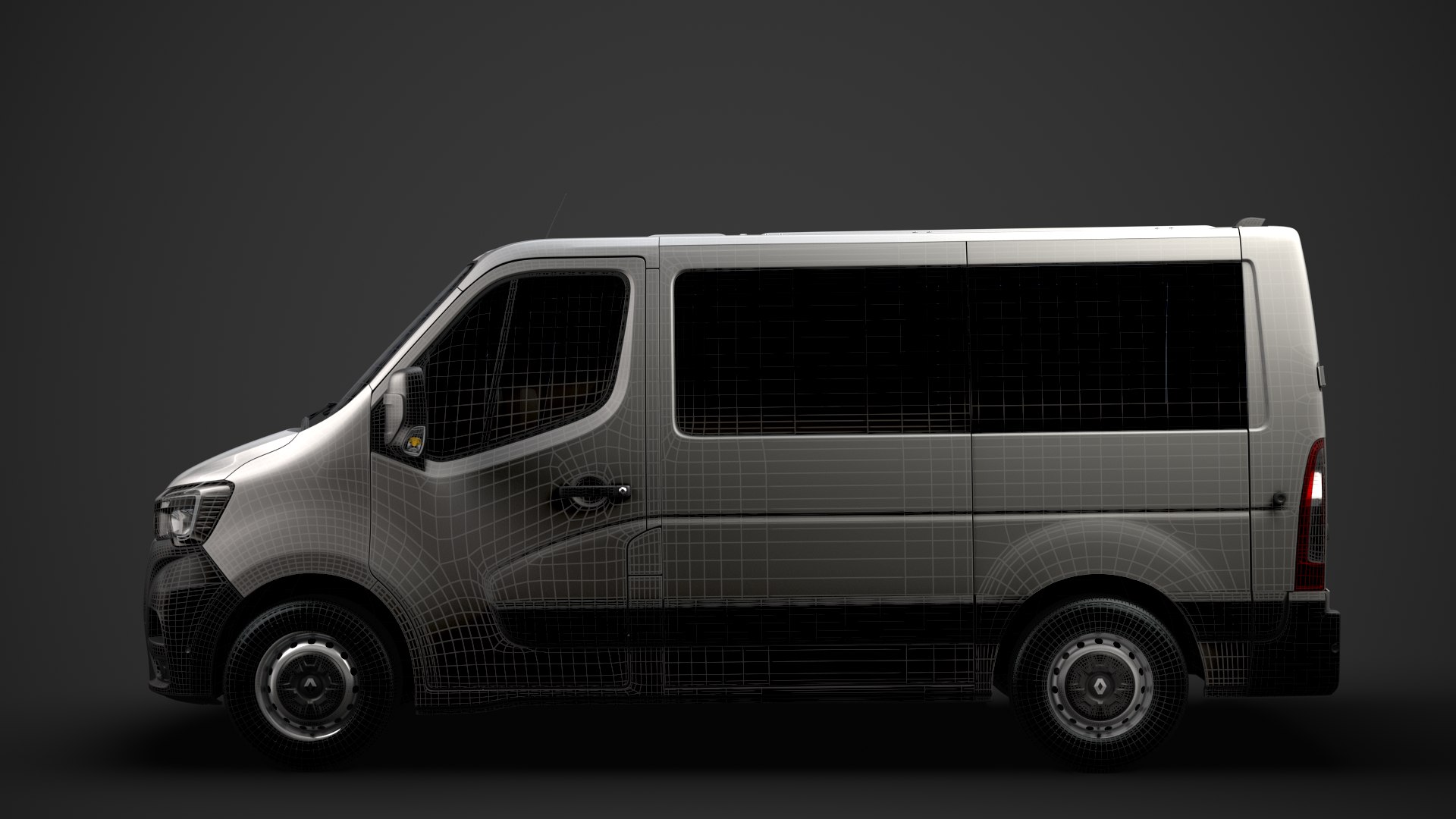 3D renault master l1h1 windowvan - TurboSquid 1494490