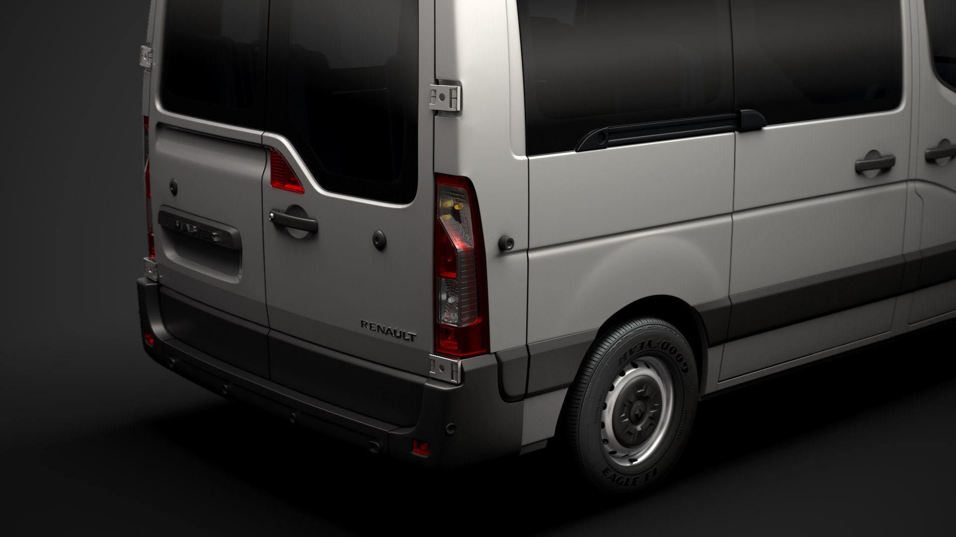 3D renault master l1h1 windowvan - TurboSquid 1494490