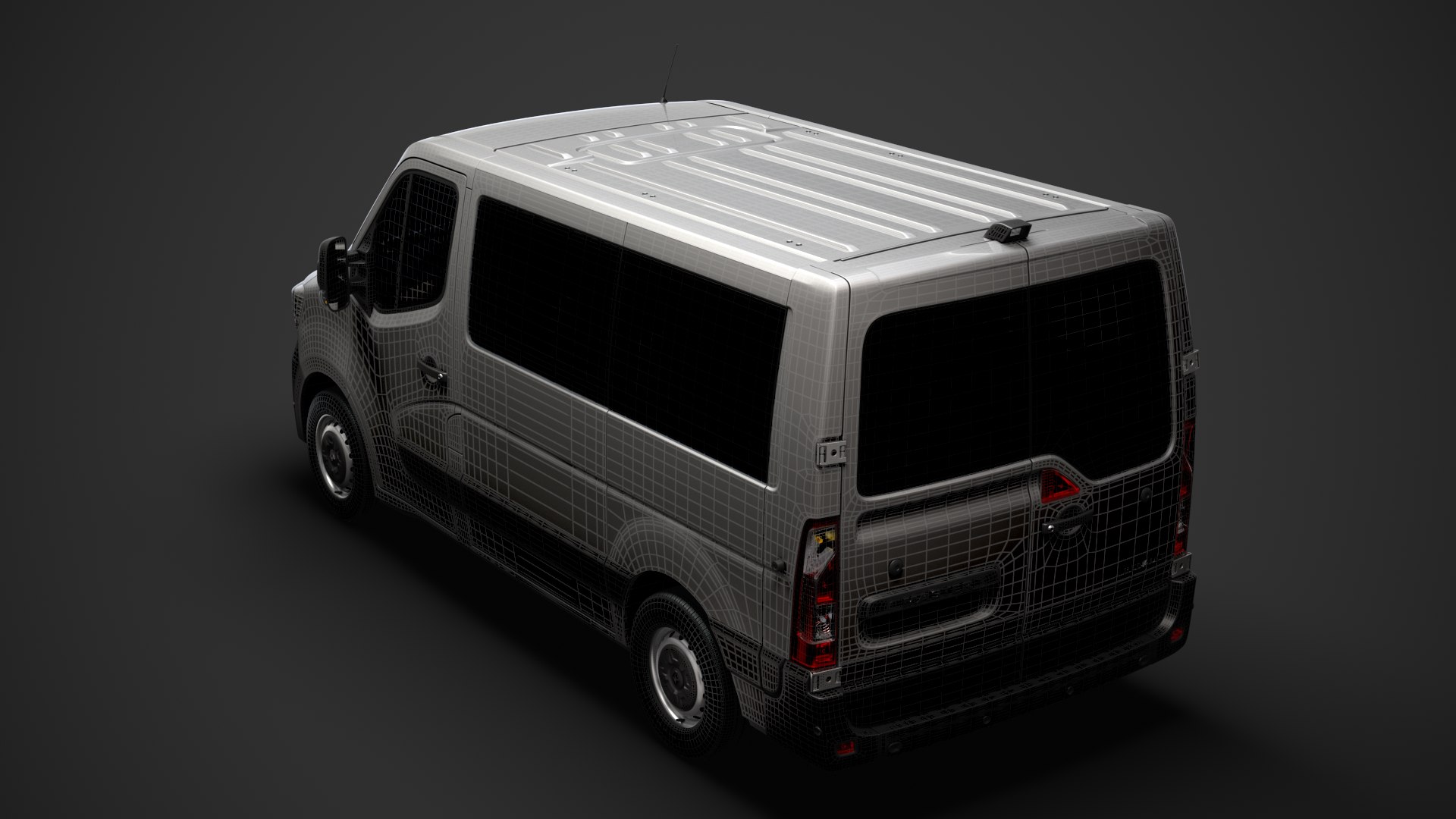 3D renault master l1h1 windowvan - TurboSquid 1494490