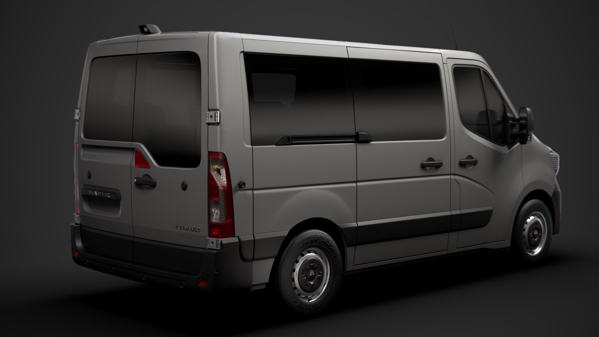 3D renault master l1h1 windowvan - TurboSquid 1494490