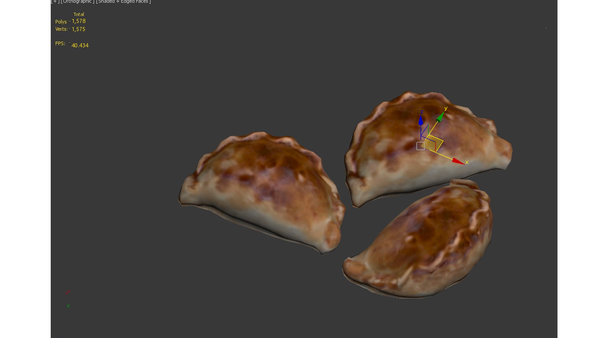 Dumpling 3D Model - TurboSquid 2254890