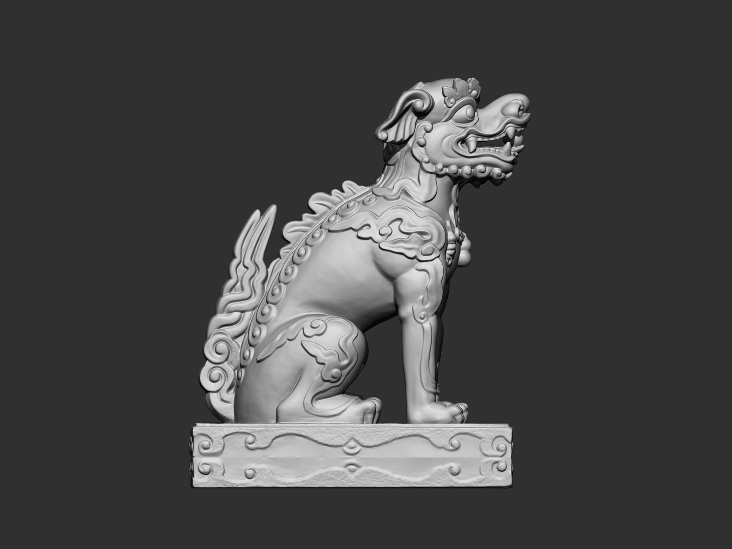 Foo Dog 3D - TurboSquid 1932414