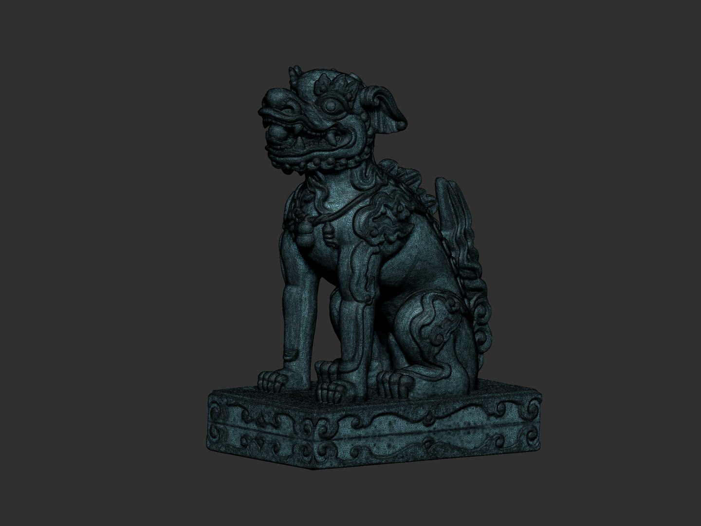Foo Dog 3D - TurboSquid 1932414