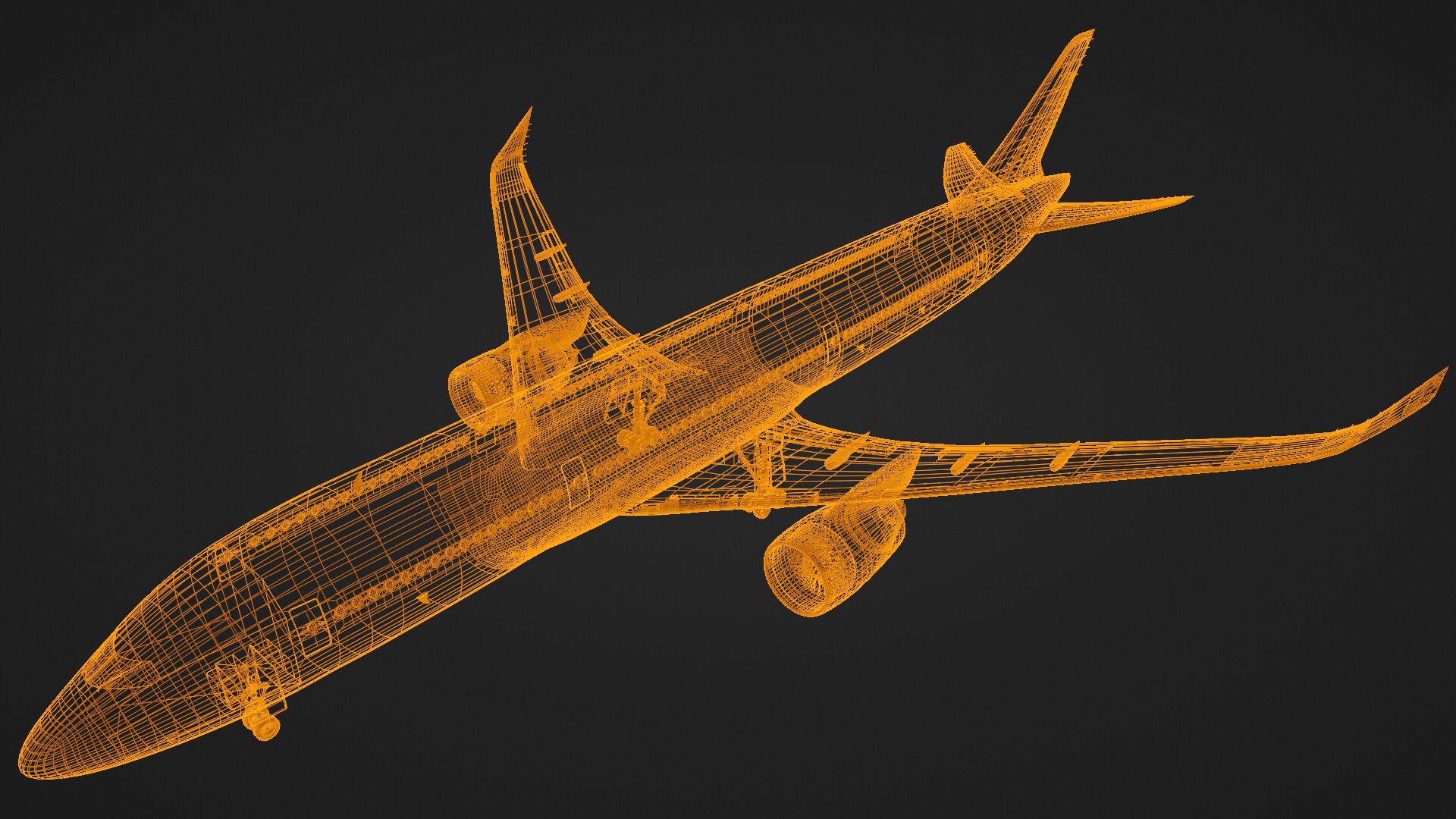 3d 787 Dreamliner House Colors