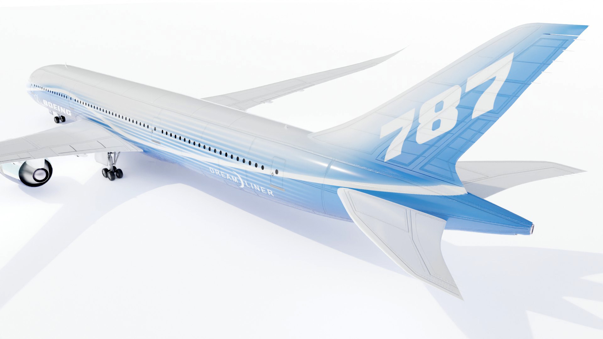 3d 787 Dreamliner House Colors