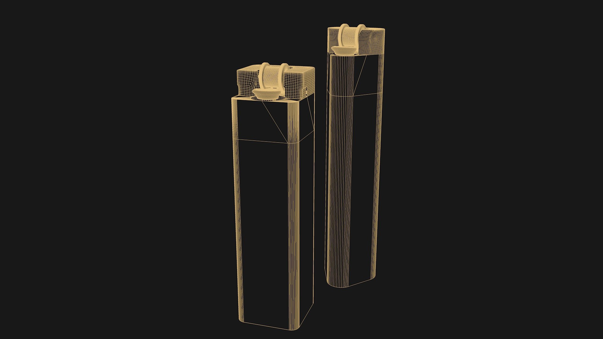 3D 2 Lighters - TurboSquid 1945325
