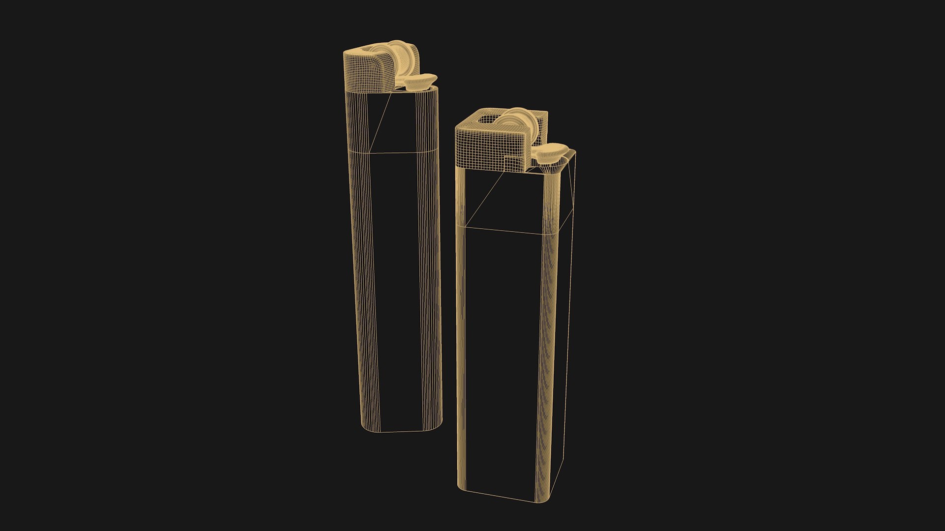 3D 2 Lighters - TurboSquid 1945325