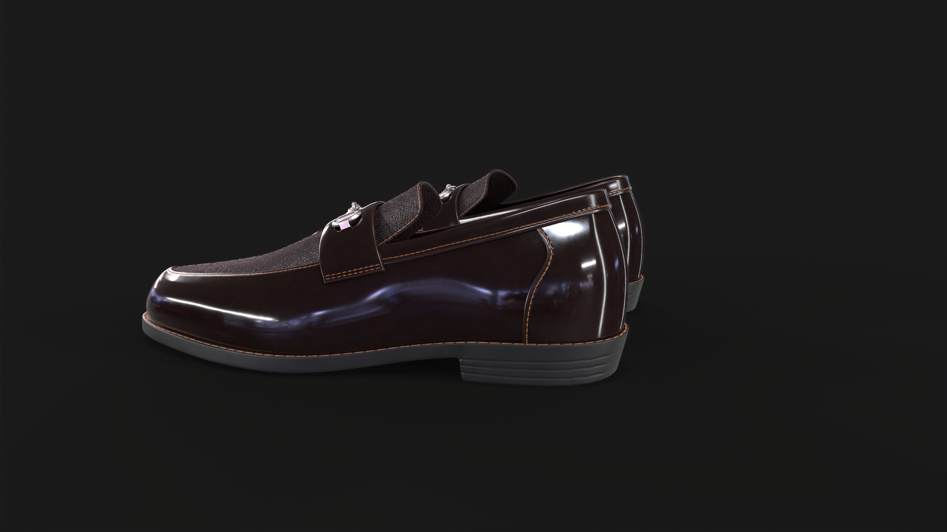 3D Model Formal Loafers Shoes - TurboSquid 2176102