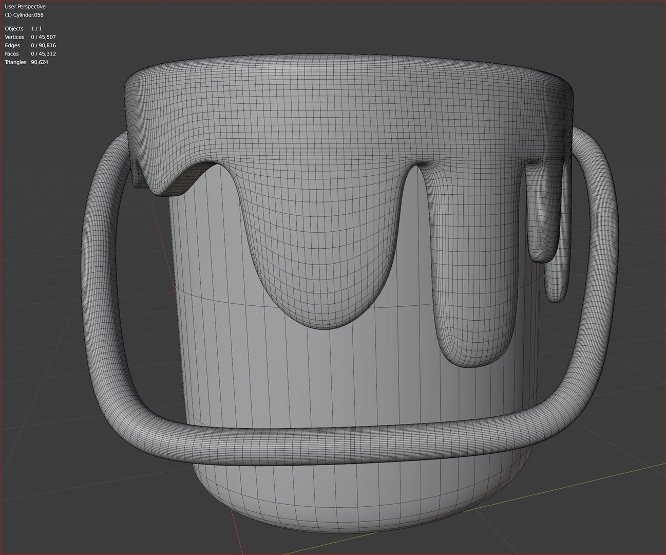 3D Model 3D Open Bucket With A Paint Color - TurboSquid 1929957