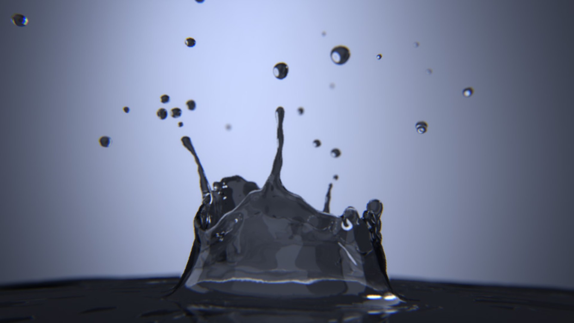 3d Model Splash Packshots Frame