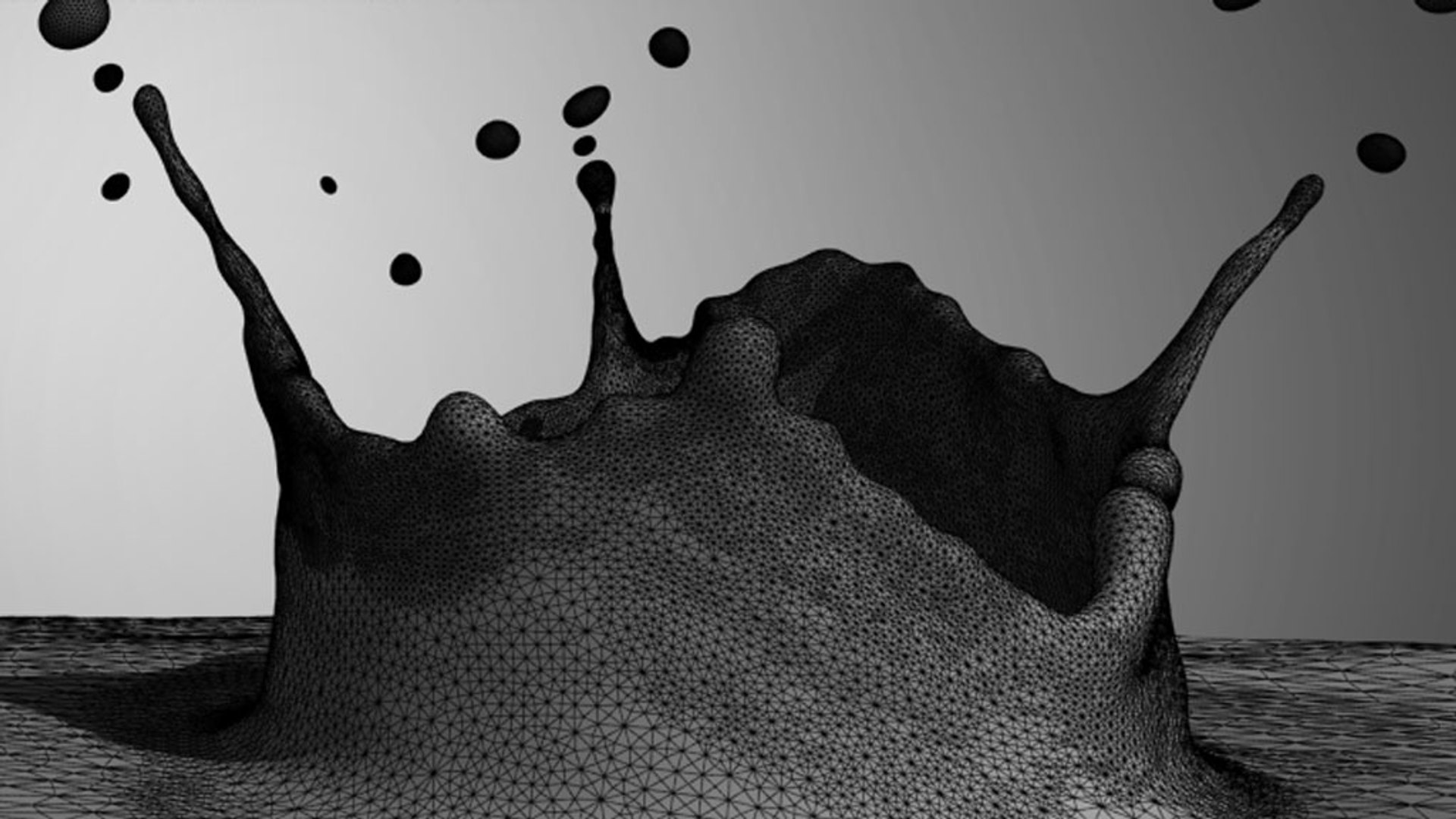 3d Model Splash Packshots Frame