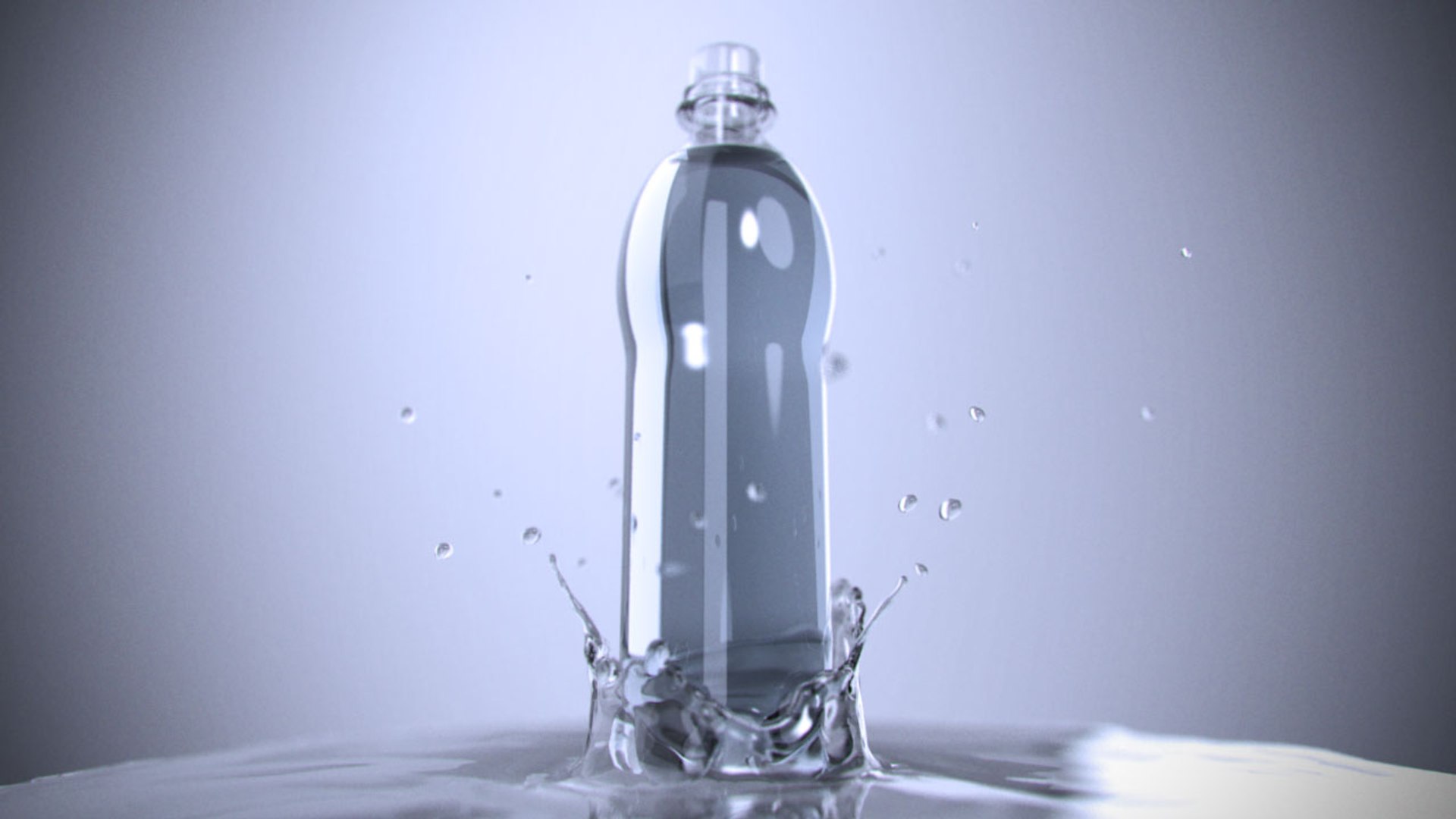 3d Model Splash Packshots Frame