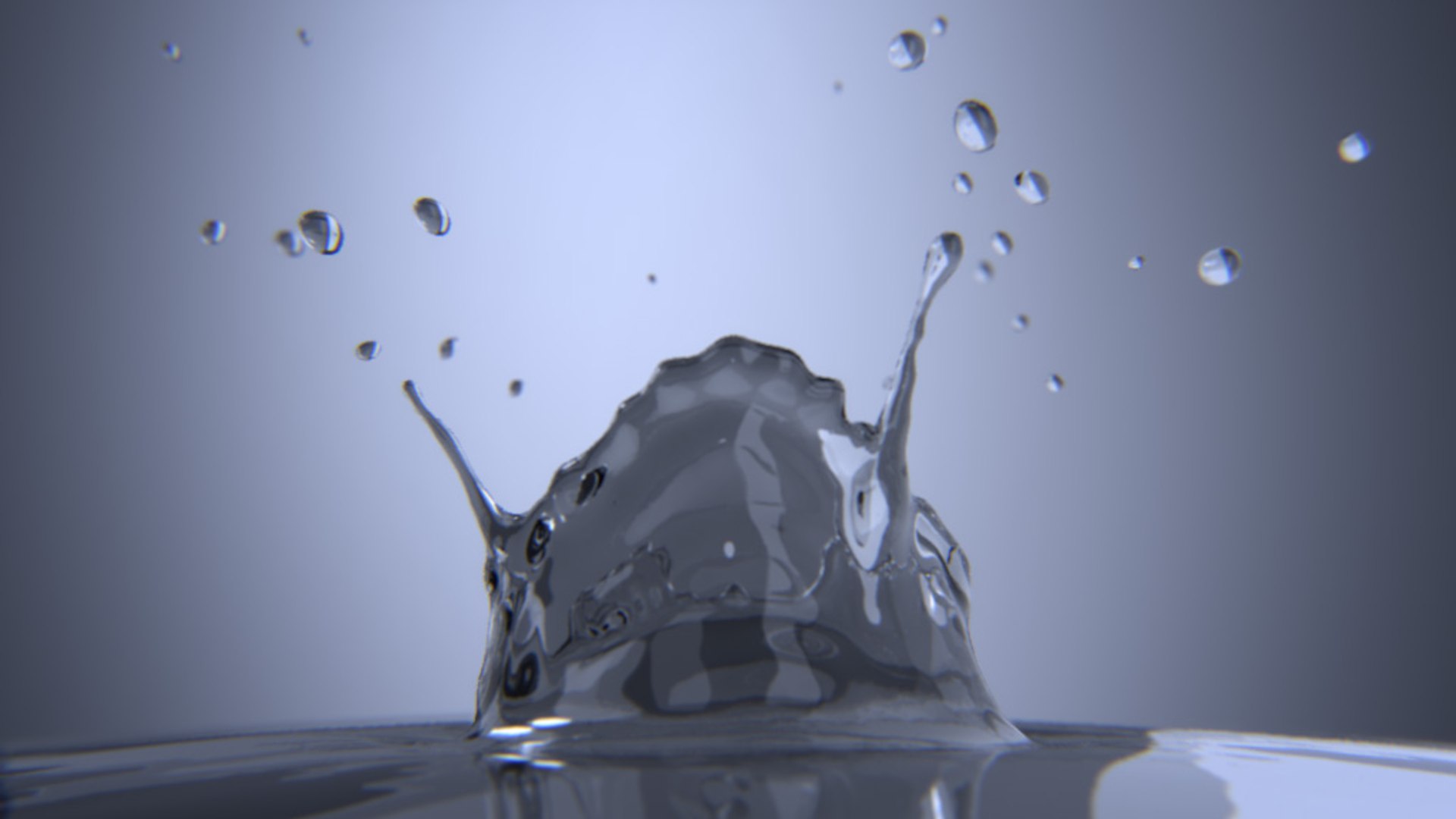 3d Model Splash Packshots Frame