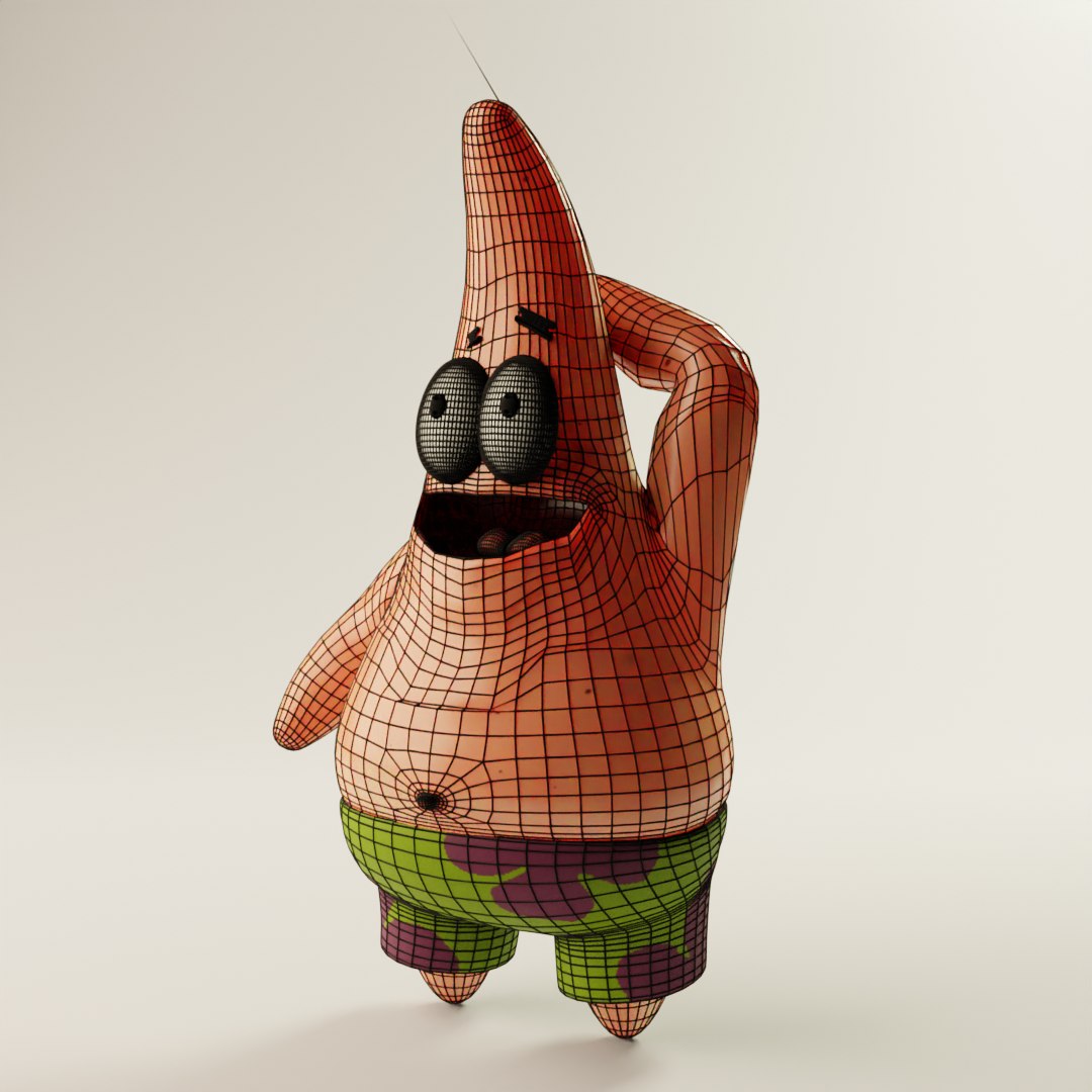 Patrick star 3D - TurboSquid 1531769