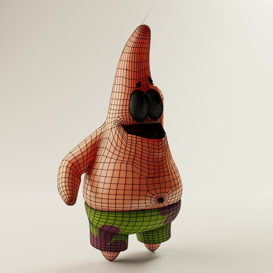 Patrick star 3D - TurboSquid 1531769
