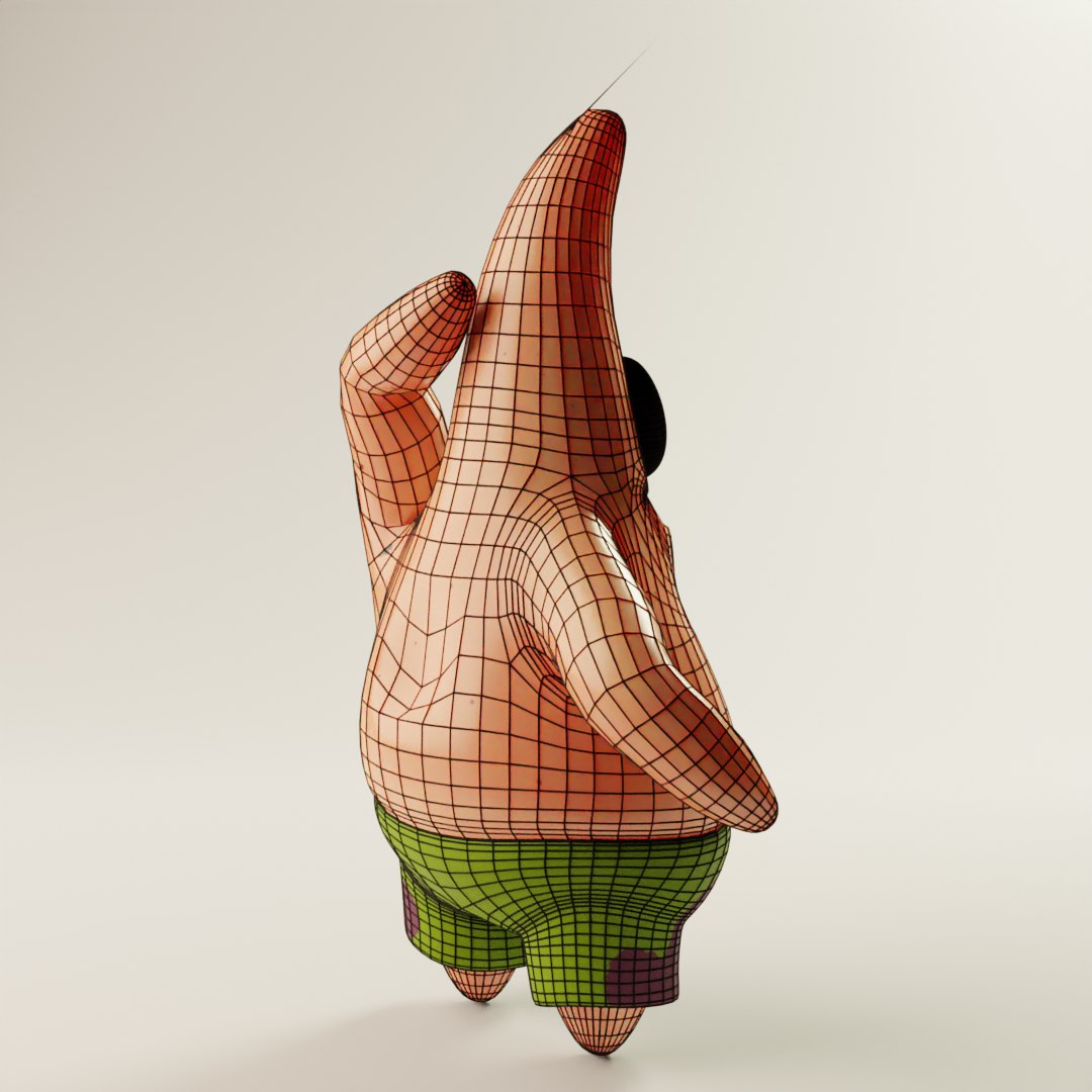Patrick star 3D - TurboSquid 1531769