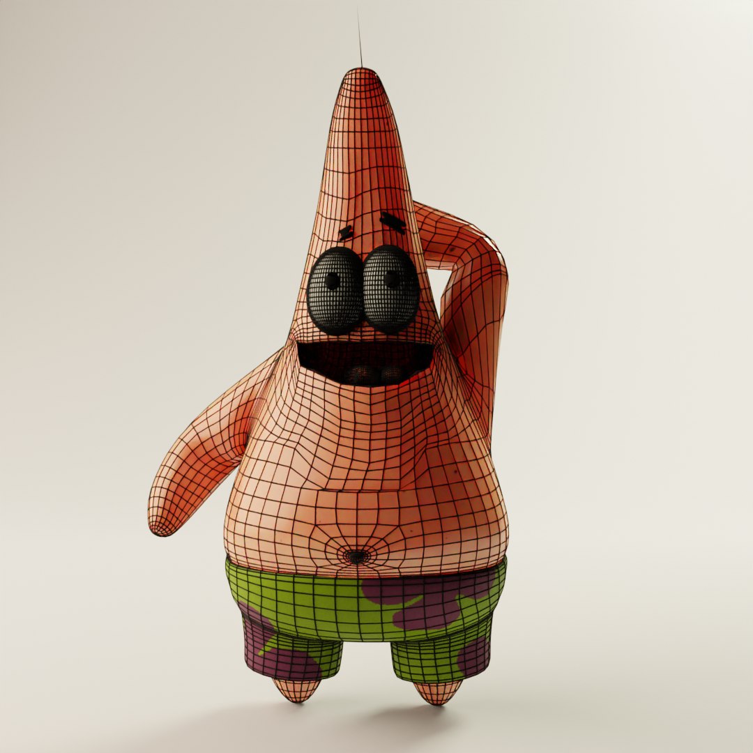 Patrick star 3D - TurboSquid 1531769