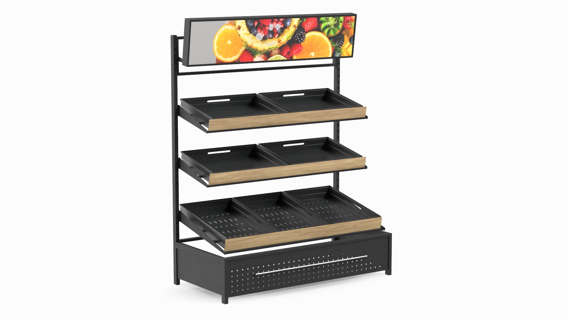 Grocery Display Rack Model - TurboSquid 2191857