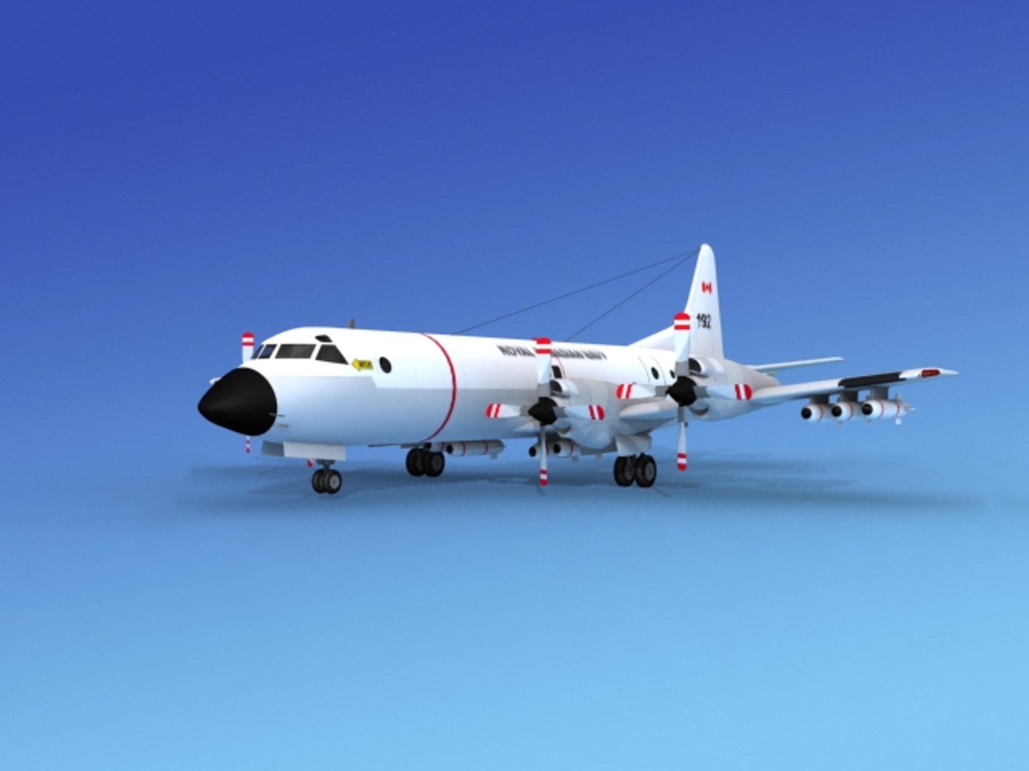 3d Orion Lockheed P-3 Navy Model