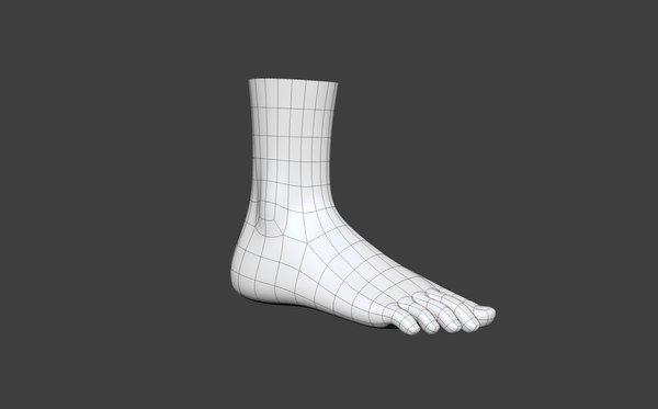 Low Poly Foot 3D Models for Download | TurboSquid